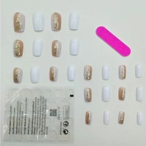 Passion of Essence | Makeup | 24pcs Short Square Glitter Detail Fake ...